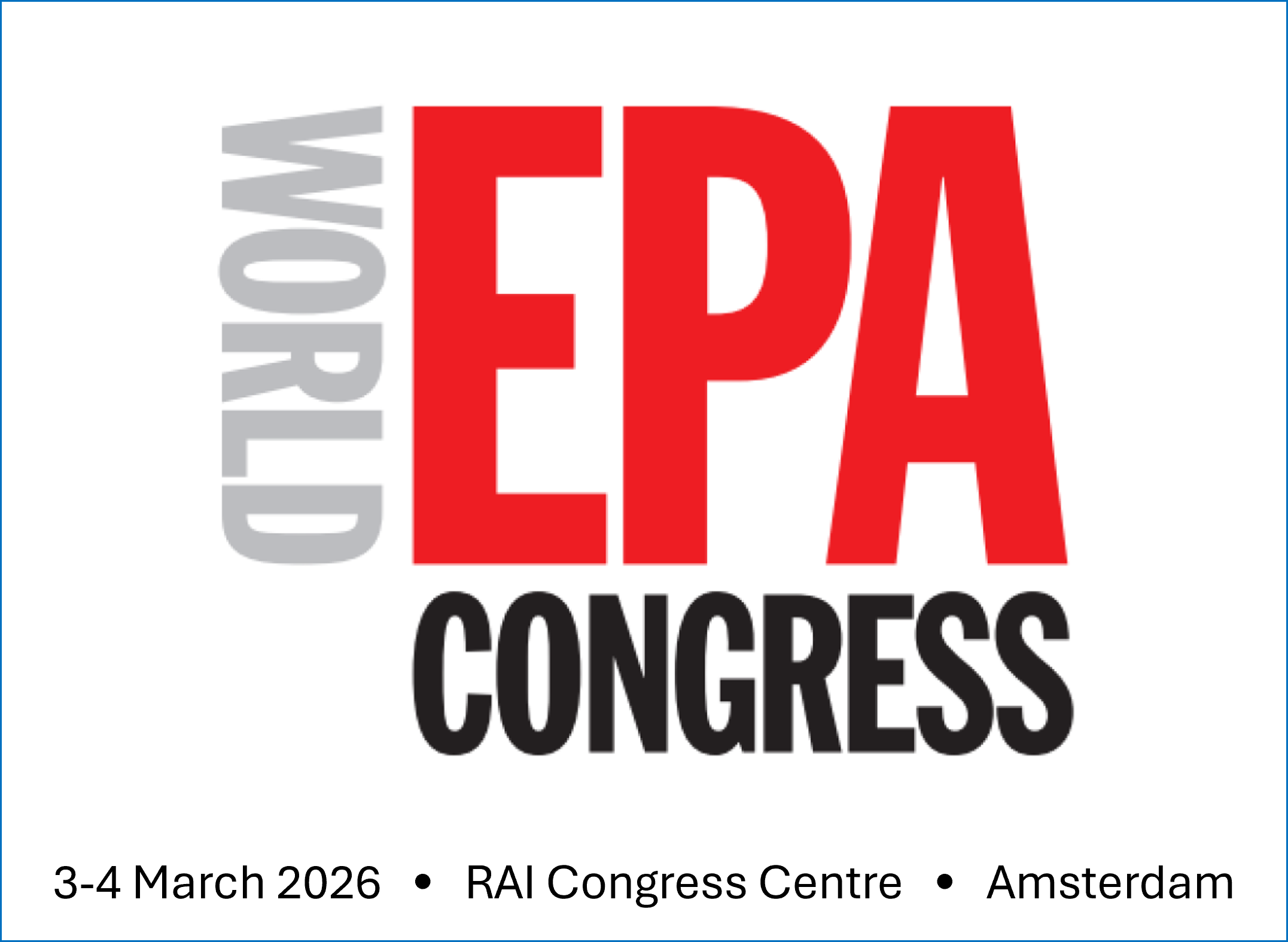 The World Evidence, Pricing, and Access (EPA) Congress, 3-4 March 2026 ...